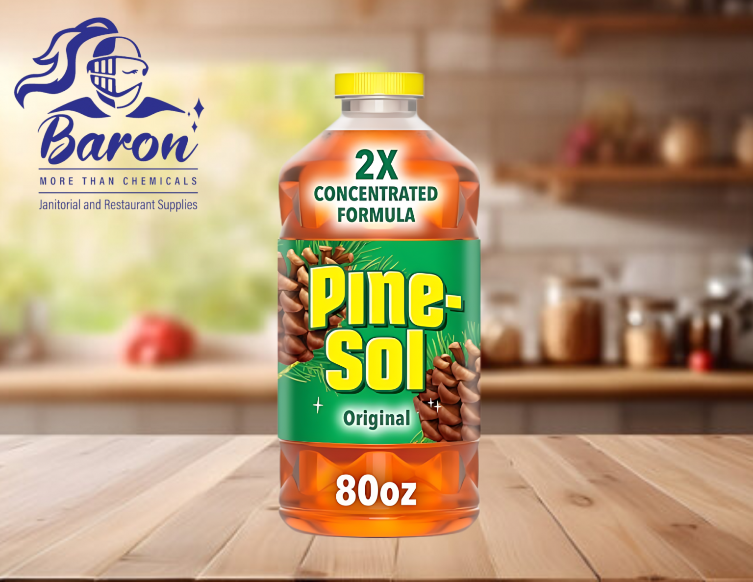 Pine-Sol 80-fl oz Disinfectant Liquid All-Purpose Cleaner - Baron Chemicals