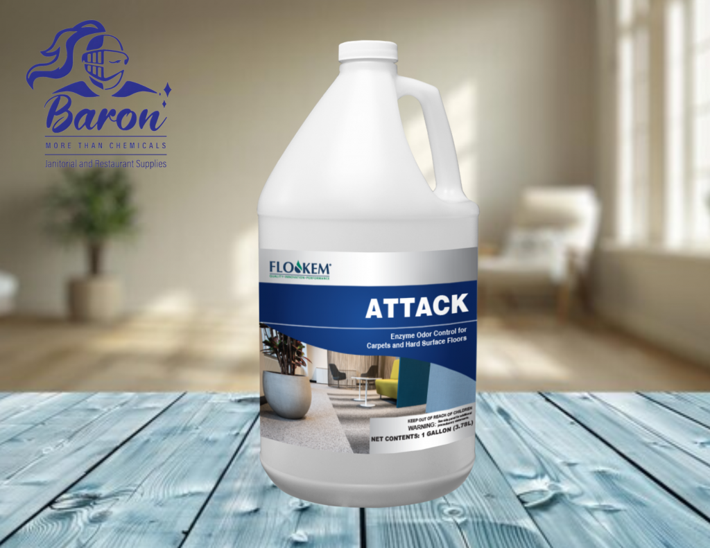 6328 Baron Attack Bio-Enzyme Odor Control Gallon - Baron Chemicals