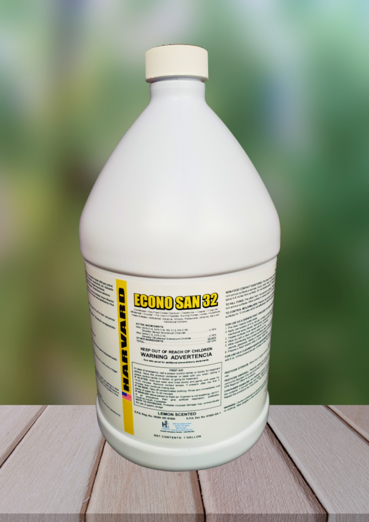 Econo-San 32 Lemon Disinfectant - Baron Chemicals