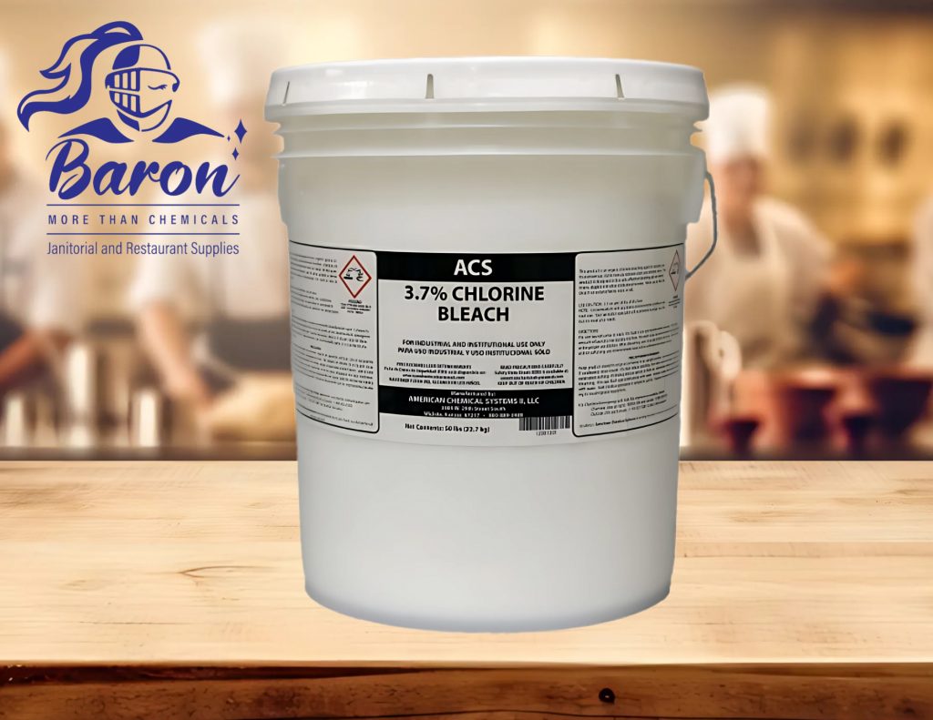 ACS 3.7% CHLORINE BLEACH - Baron Chemicals