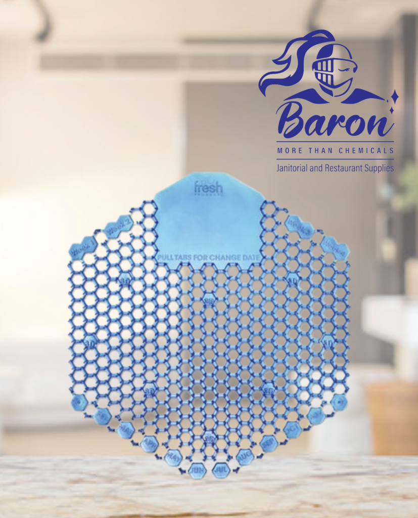 Wave 3D Urinal Deodorizer Screen, Blue, Cotton Blossom Fragrance ...