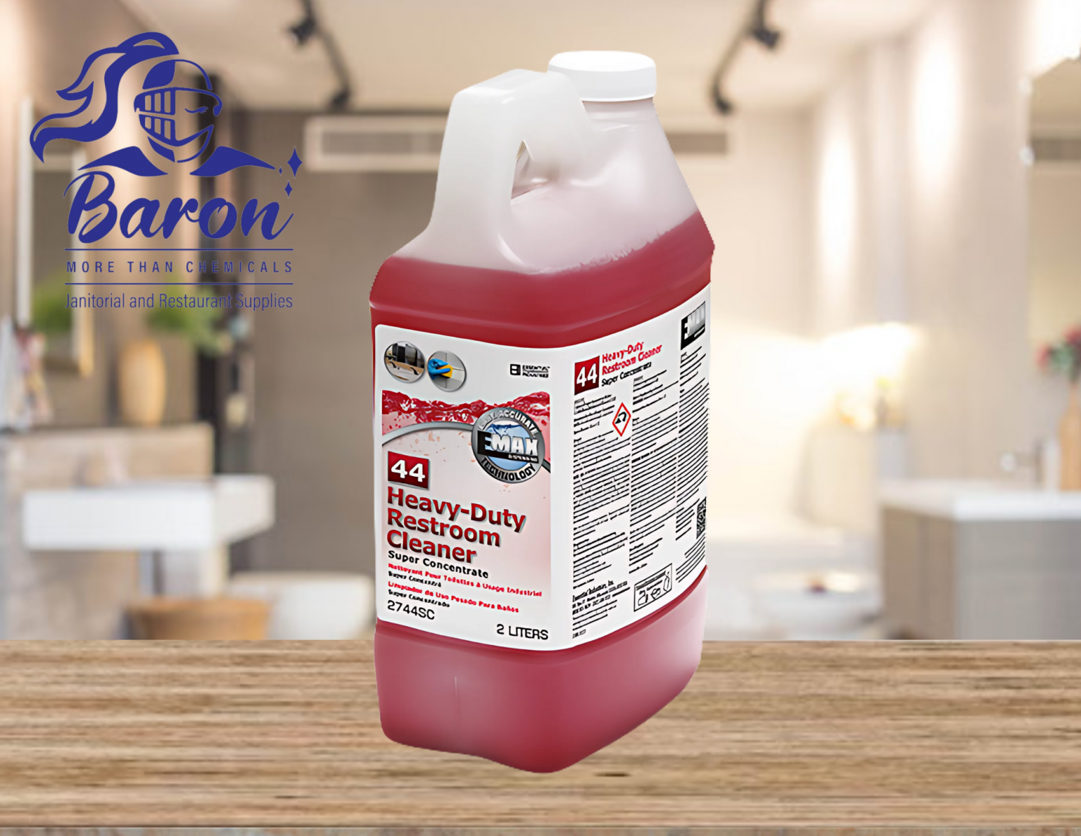 Heavy Duty Restroom Cleaner Super Concentrate - Baron Chemicals