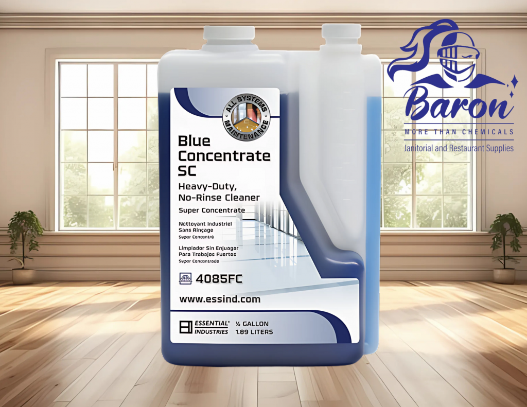 Blue Concentrate SC Heavy-Duty, No-Rinse Cleaner - Baron Chemicals