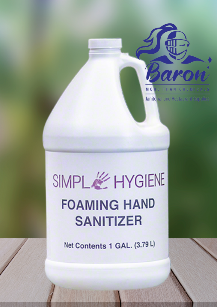 Simple Hygiene Foaming Hand Sanitizer, Gallon - Baron Chemicals