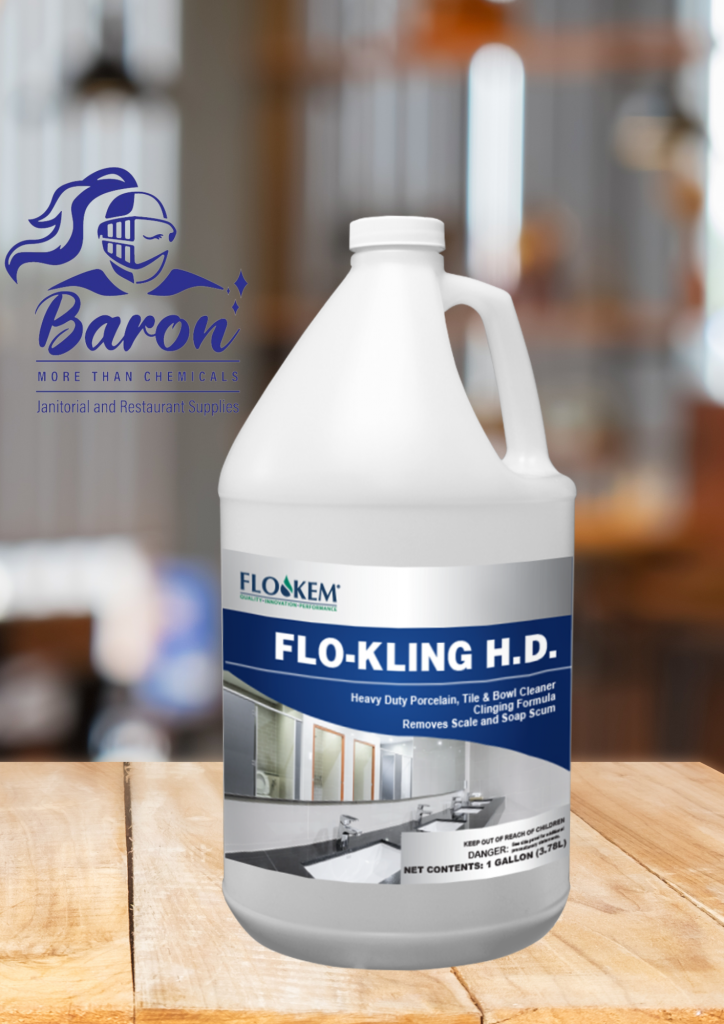 Flo-Kling HD Heavy Duty Porcelain, Tile & Bowl Cleaner - Baron Chemicals