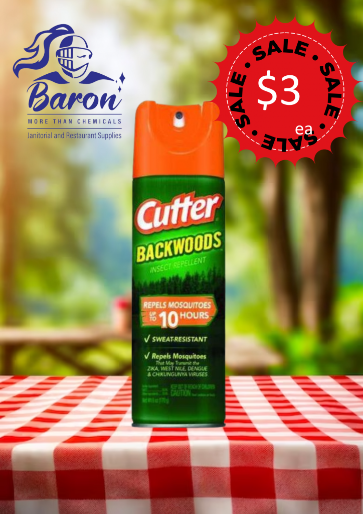 Cutter Backwoods Insect Repellent, Aerosol - Baron Chemicals