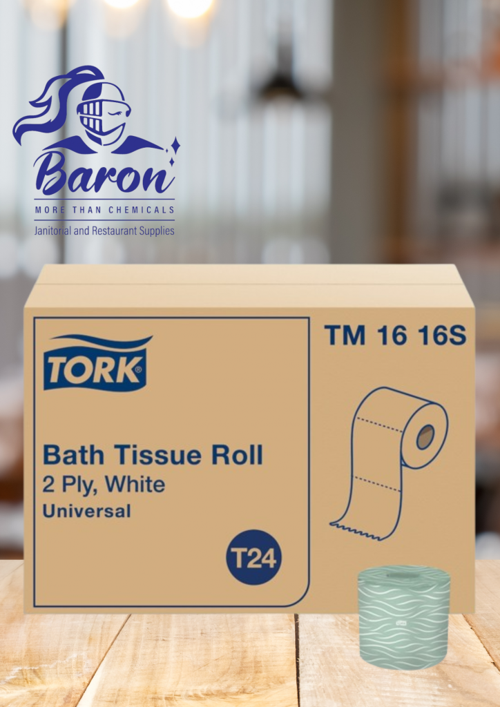TM1616s Tork Universal Bath Tissue Roll, 2-Ply ( 96 Rolls ) - Baron ...
