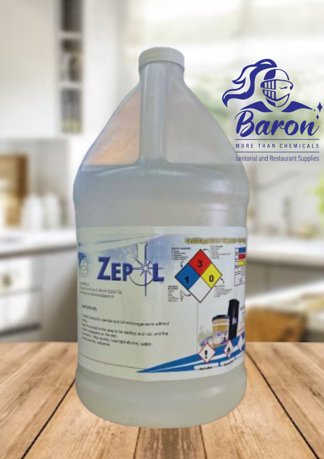Zepol Gel Hand Sanitizer - Baron Chemicals