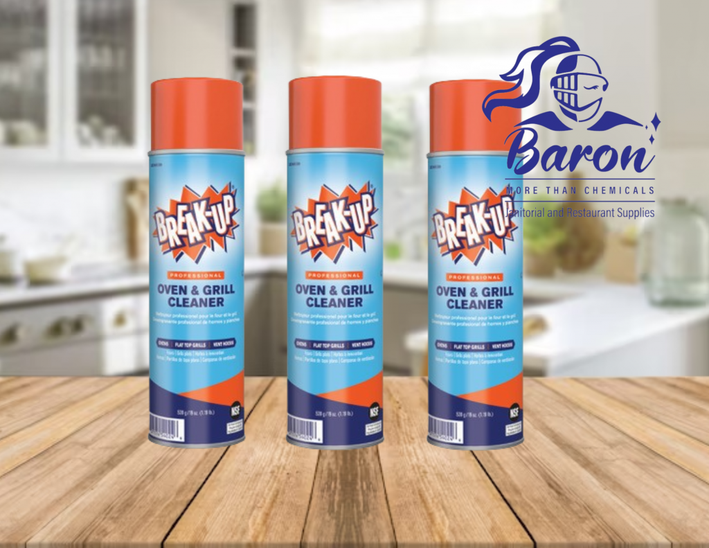 Break-Up Professional Oven & Grill Cleaner, 19oz - Baron Chemicals