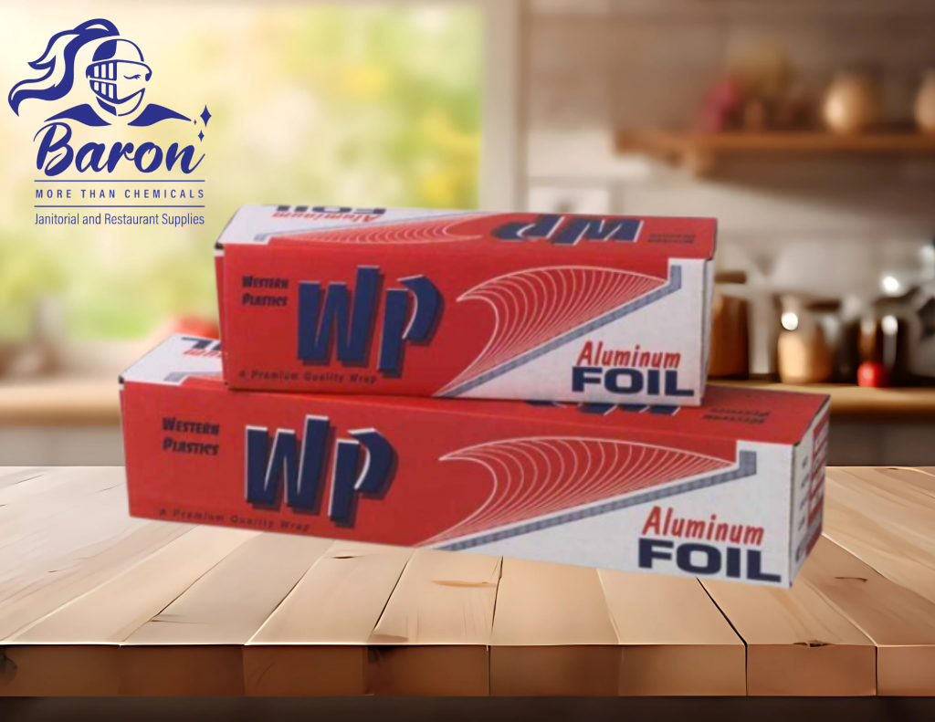 242 Western Plastics Aluminum Foil Roll w/ Cutterbox, Heavy Duty, 24" x ...