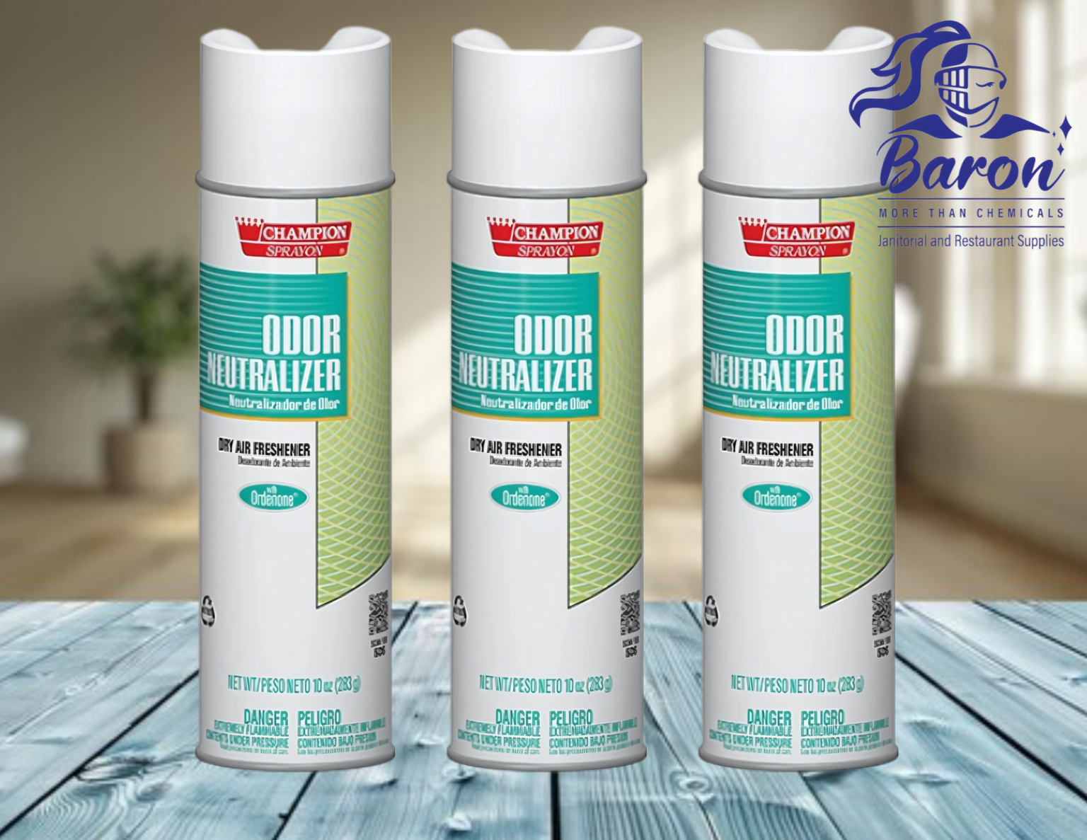Champion Aerosol Odor Neutralizer, 10 oz - Baron Chemicals